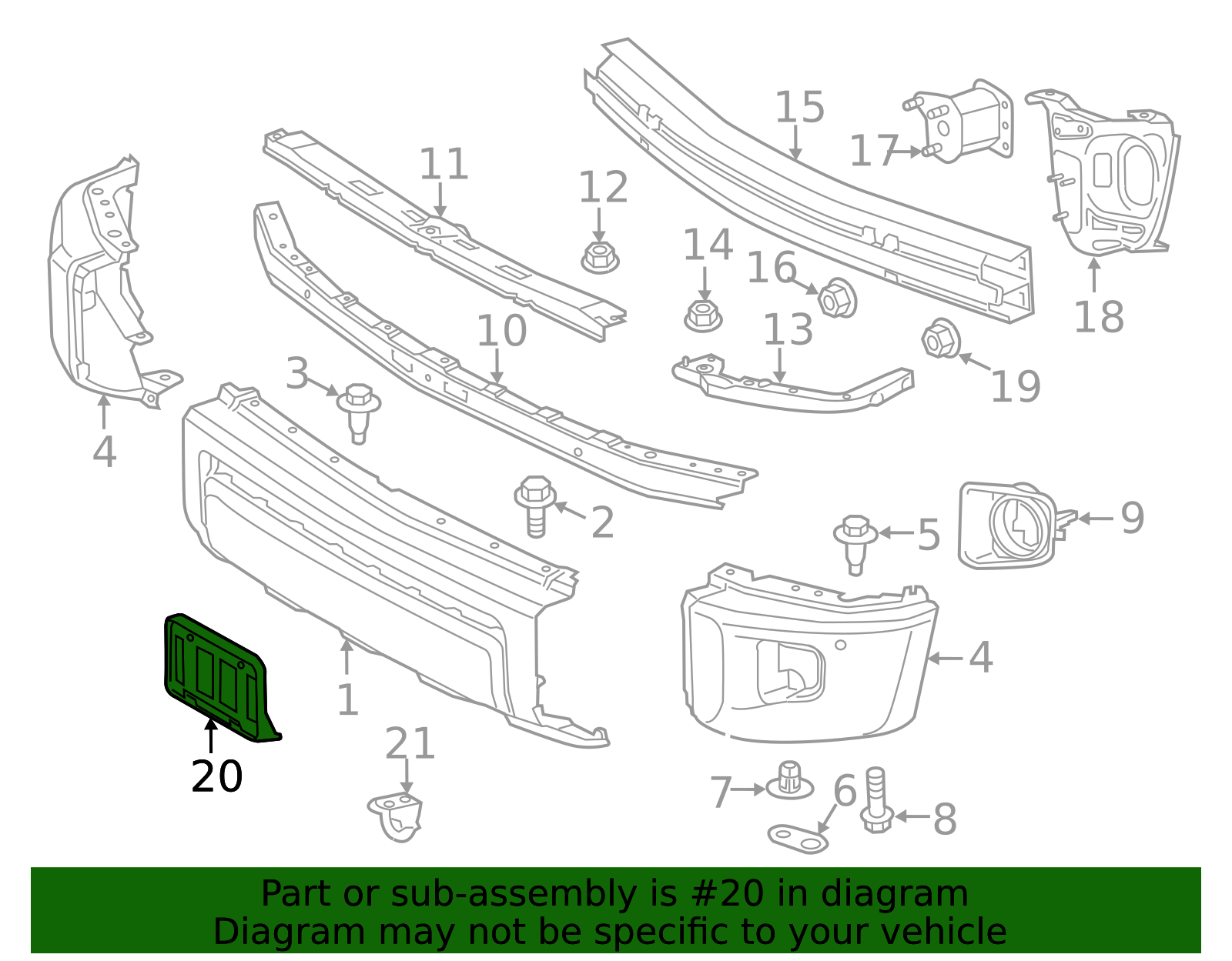 2014-2021 Toyota Tundra 2014-2021 Toyota Tundra - License Plate Bracket ...