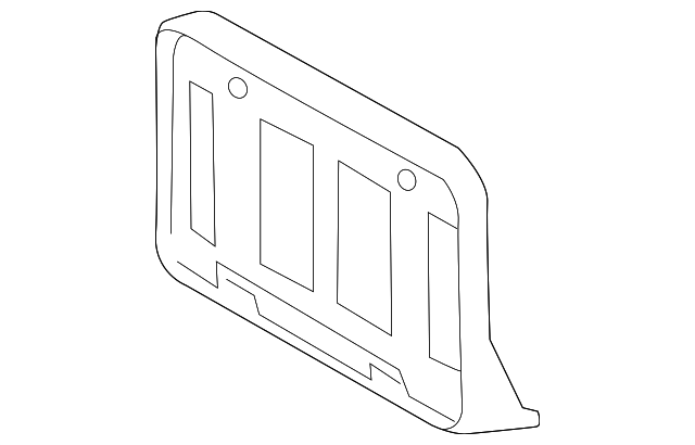 Genuine Official Toyota License Plate Bracket (Front) part# 75101-0C011 ...