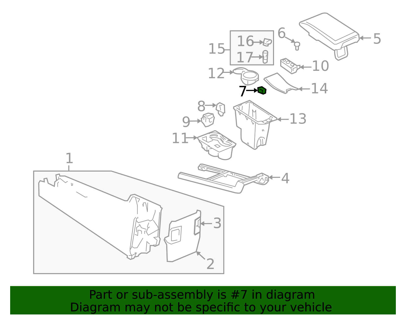 F5RZ-54060A96-B - 1995-2006 Ford - Catch | Dealer Auto Parts
