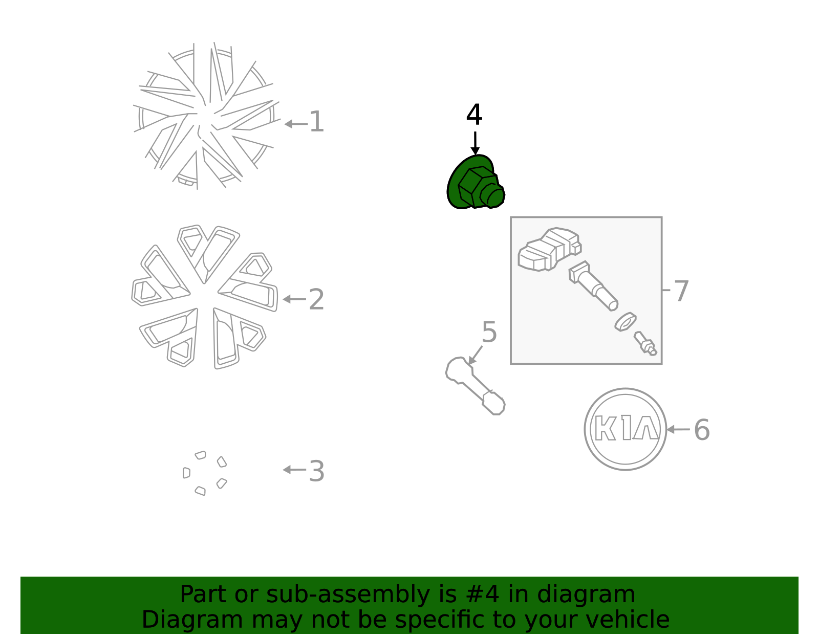 52950-S9000 - Wheel Nut 2020-2025 Kia | Kia.Parts Store