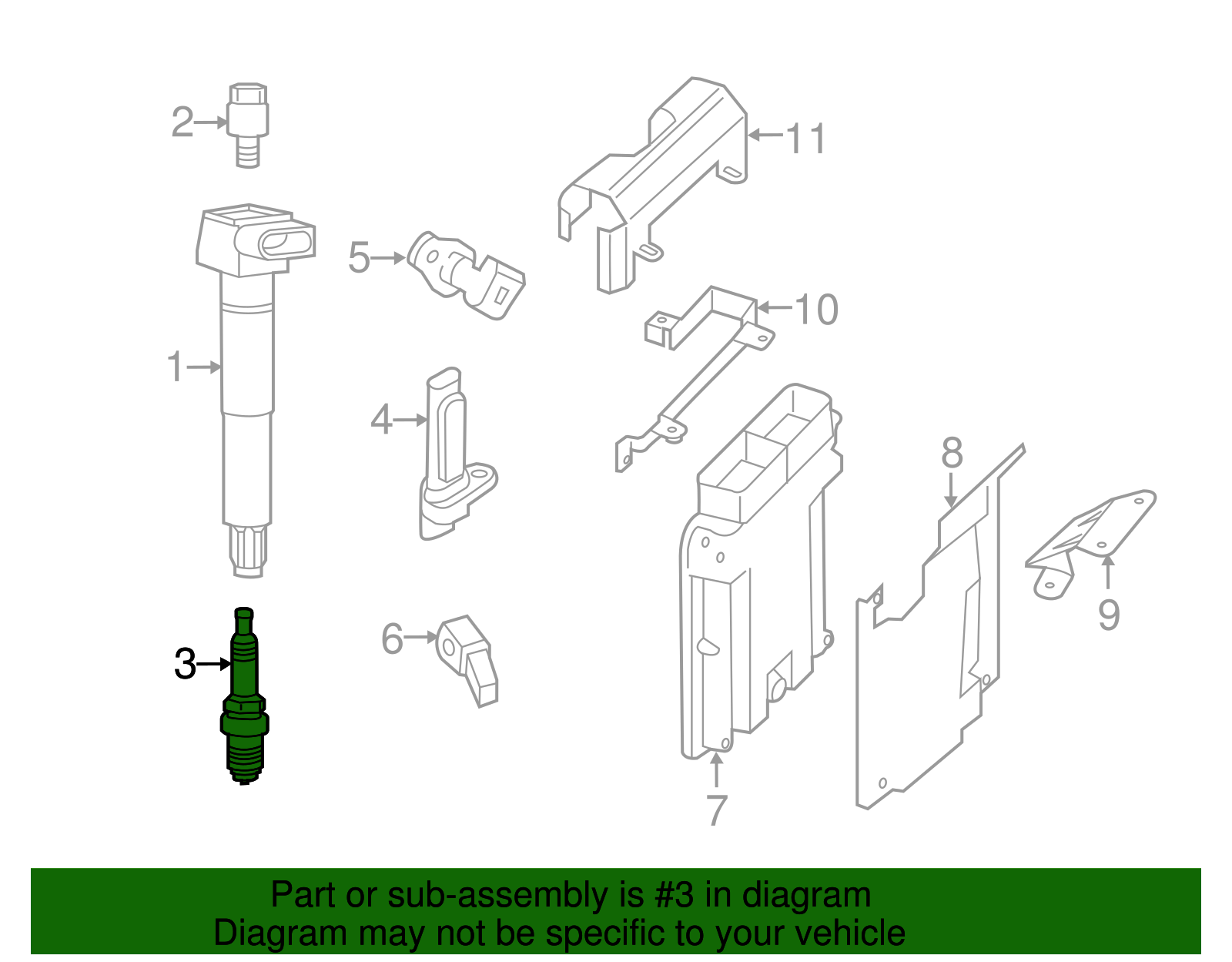 Genuine Porsche 958-170-222-90 |Spark Plug - ILZKR8A | FREE Shipping on ...