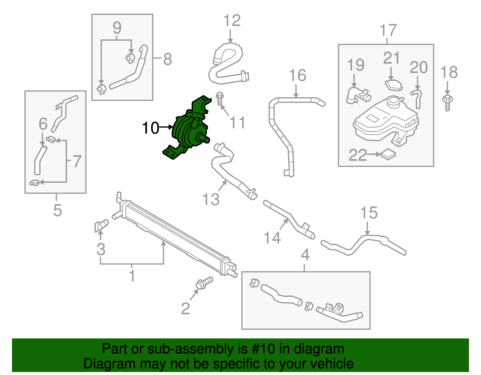 36910-3D650 - Water Pump 2017-2020 Kia Optima | Kia.Parts Store
