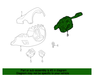 2012-2021 BMW Turn Signal Switch 61319354048 | OEM Parts Online