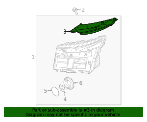Hyundai - 92152-S1500 - Upper Bracket - 2021-2023 Hyundai Santa Fe ...