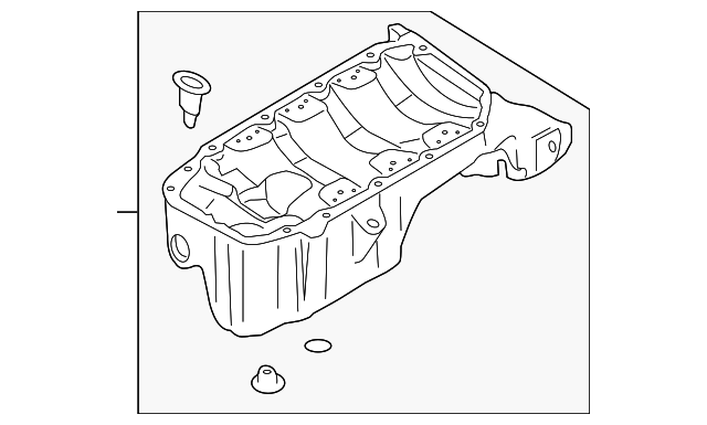 2009-2011 GM Engine Oil Pan 25181235 | Capital Chevy Parts