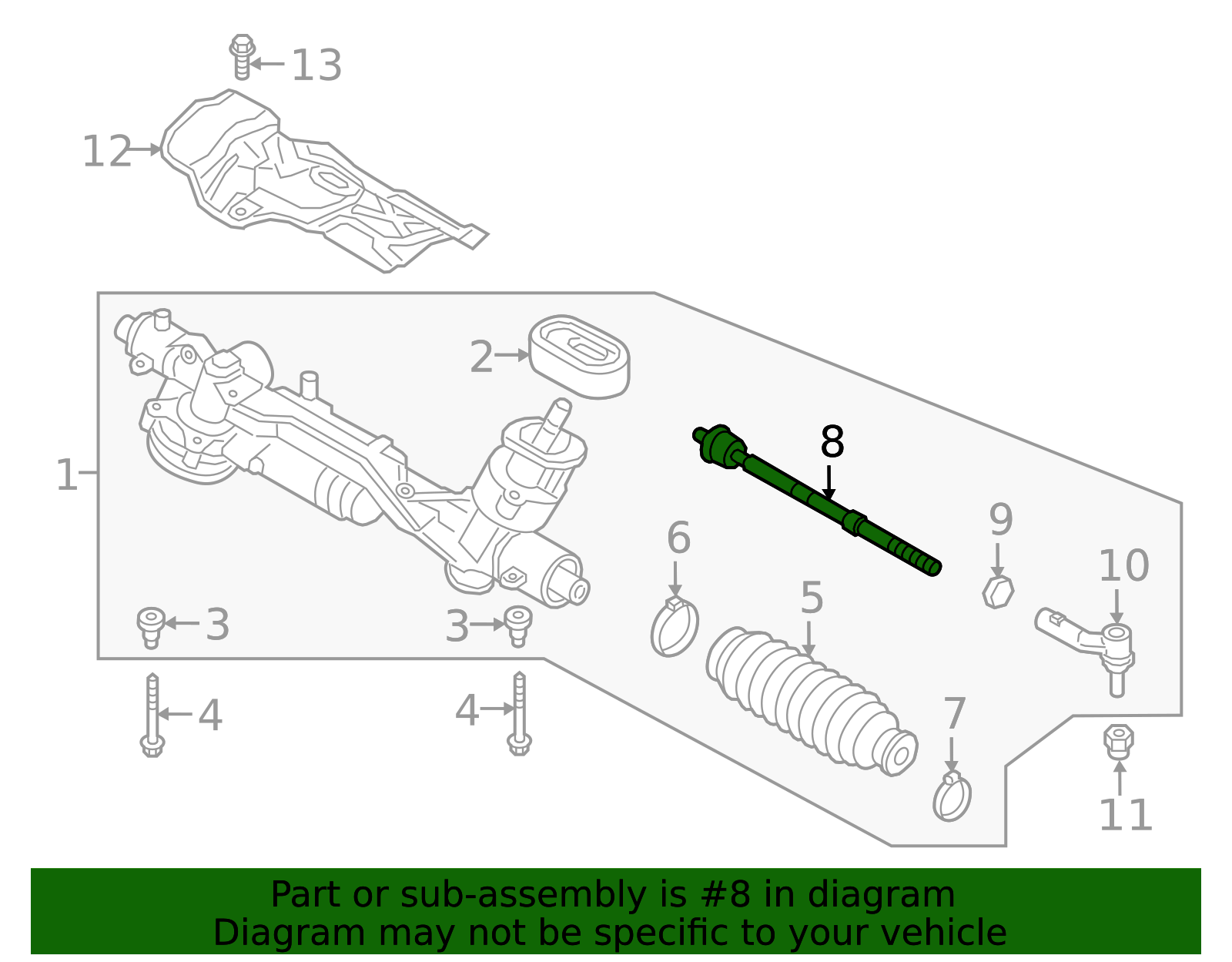 Volkswagen Steering Tie Rod End - Precision Steering Link - Part #3QF ...