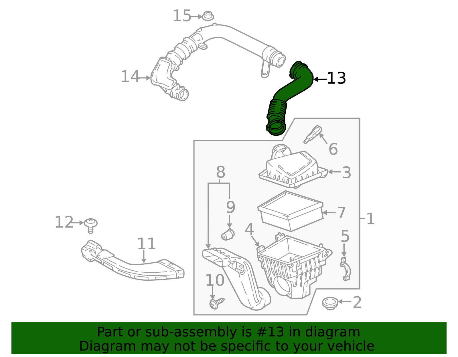 Air Intake Hose - Seamless OEM Engine Airflow GN1Z-9C623-A | AutoNation ...