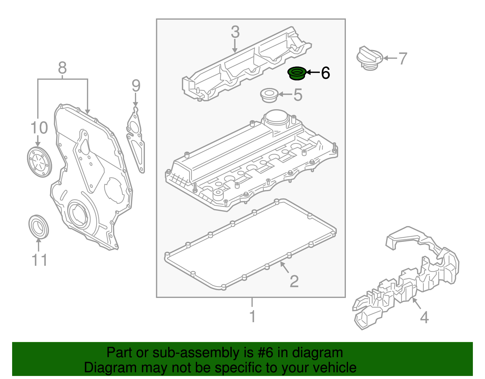 2015-2019 Ford | Retainer | BK2Z-6A892-A | Walls' Ford Parts