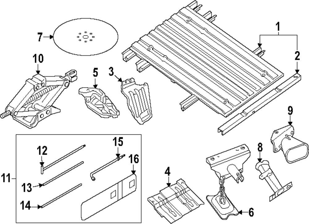 2022-2025 Nissan Frontier Bracket K3822-9BUMA | My Nissan Part