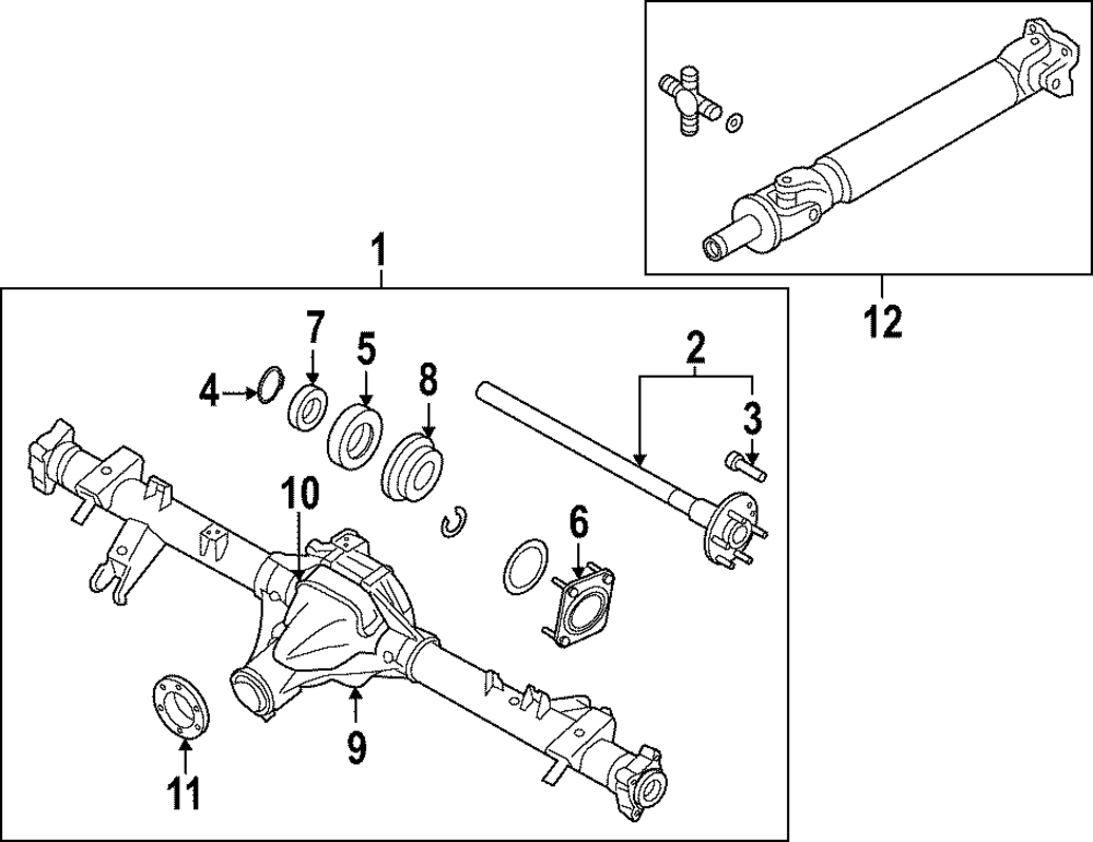 2020-2025 Nissan Frontier Drive Shaft Assembly 37000-9BT1A | Nissan ...