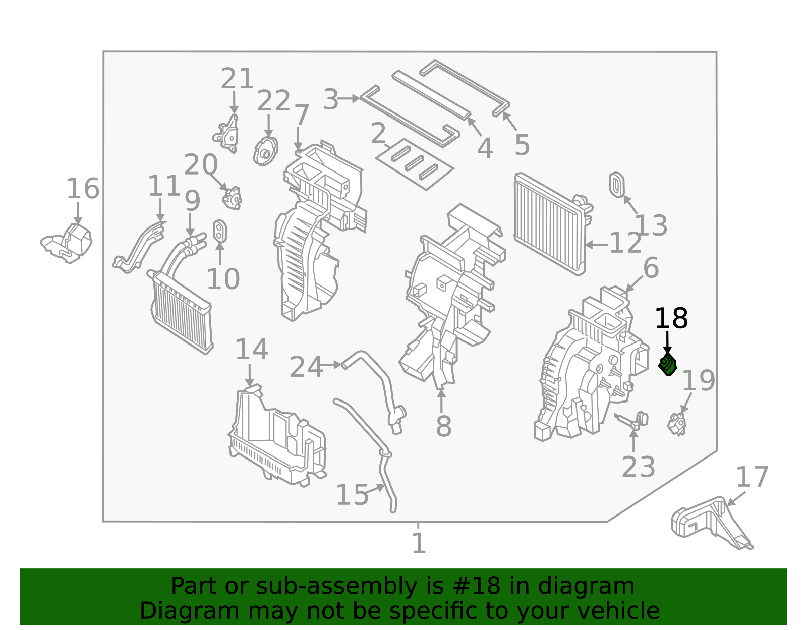 97162-C1010 - HVAC Air Inlet Door Actuator 2016-2025 Kia | Kia.Parts Store