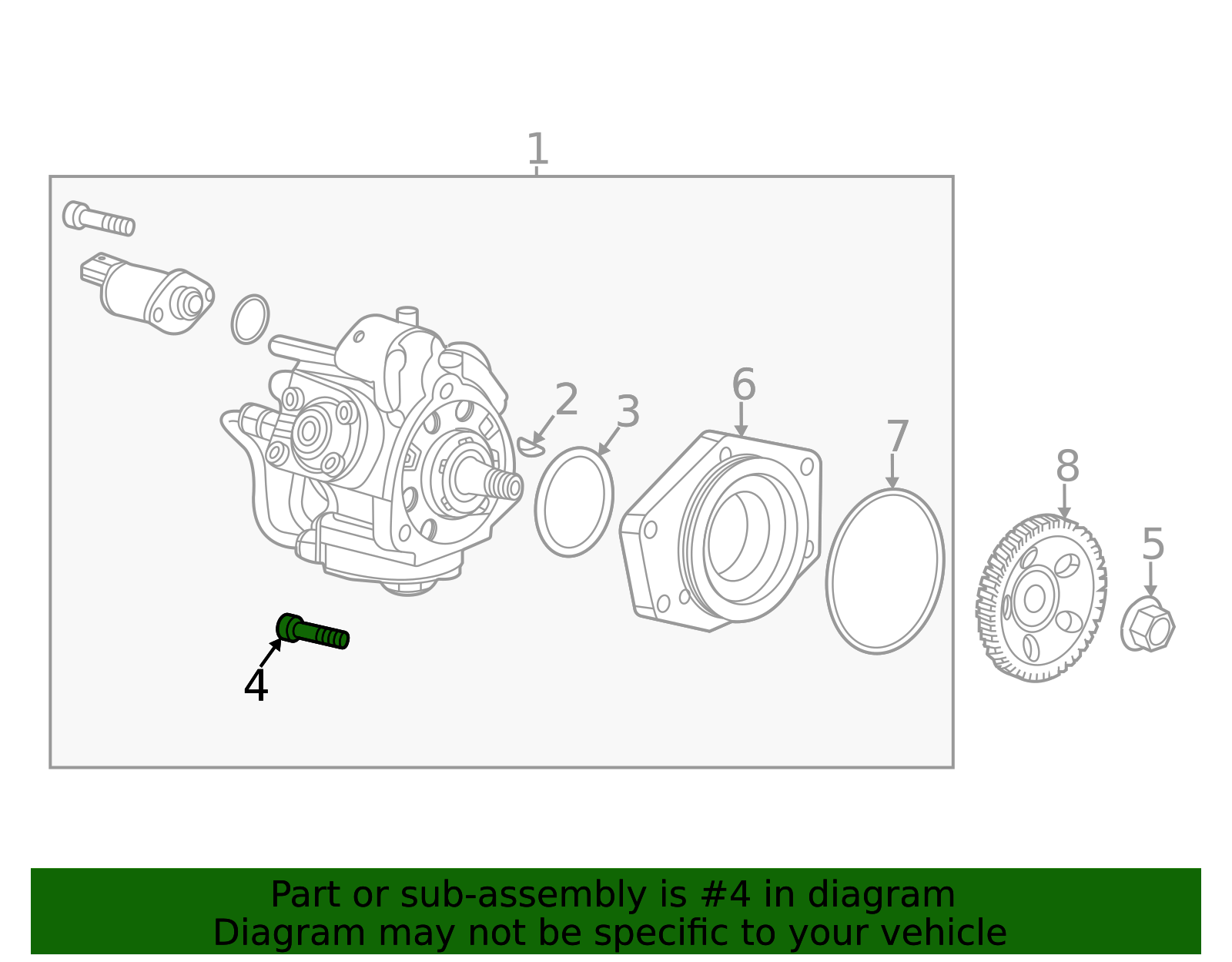 Fuel Injection Pump Bolt 12662038 | Chevy Parts Pros