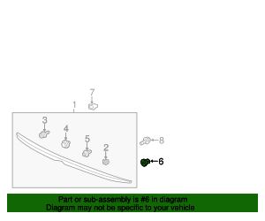 90601-SNV-P01 - Trunk Lid Grommet 2010-2025 Honda | Honda Parts Online