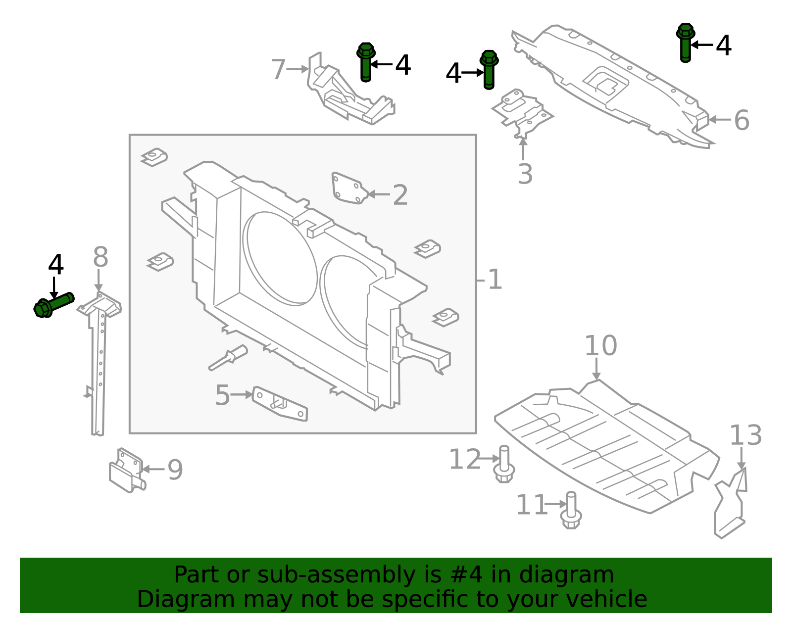 2002-2024 Infiniti Engine Cover Bolt 081466202H | OEM Parts Online