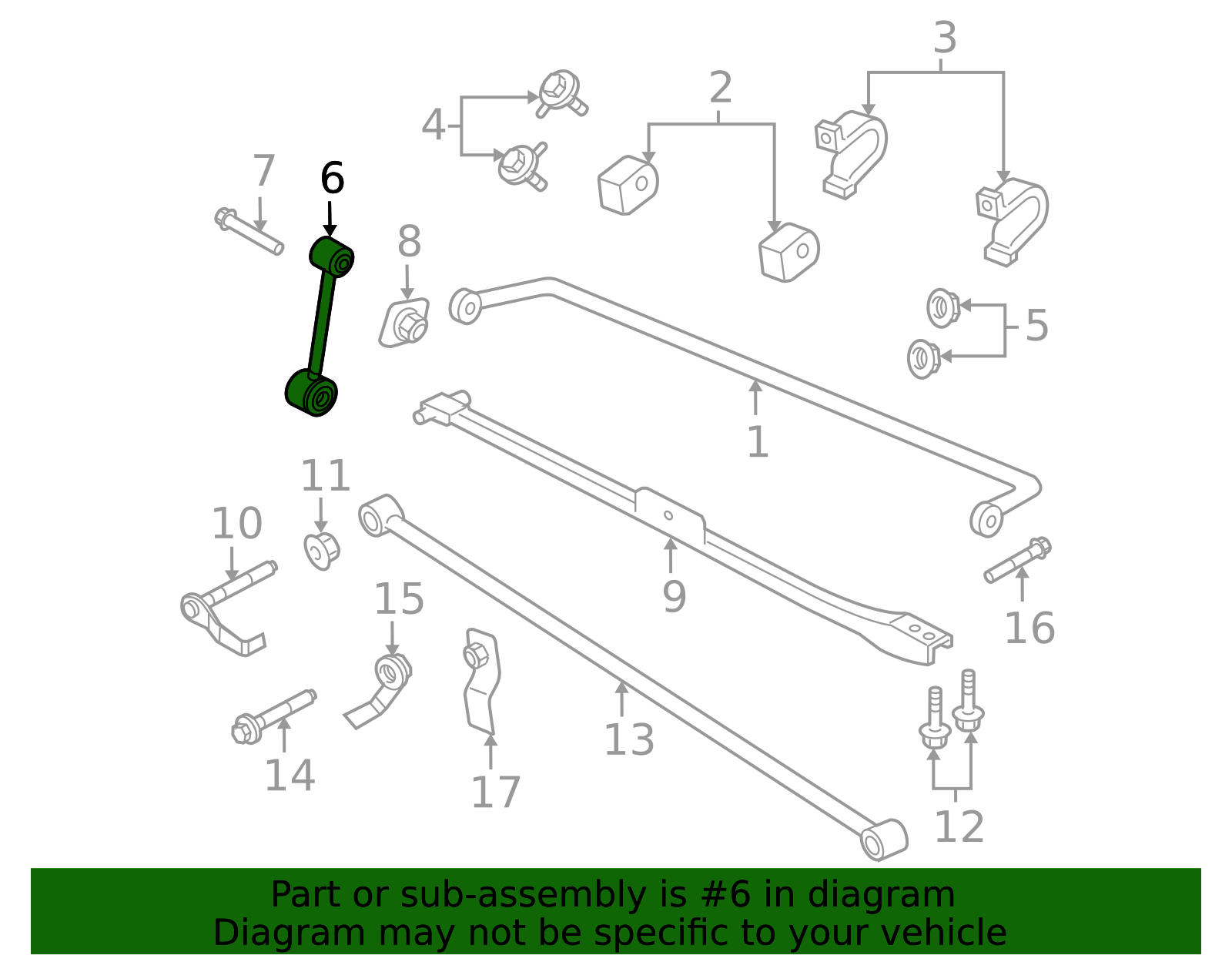 2005-2011 Ford Mustang Motorcraft™ Stabilizer Link MEF-690 | Miracle ...