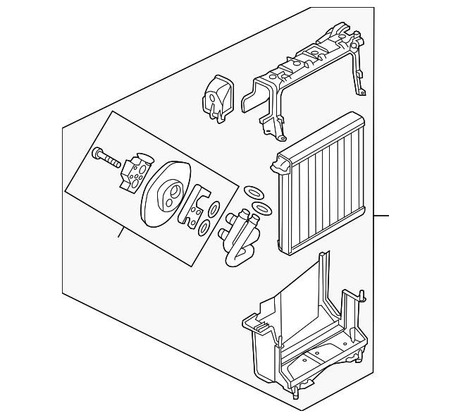 2011-2018 Audi Evaporator Assembly 4H1-820-023 | Genuine Audi Parts