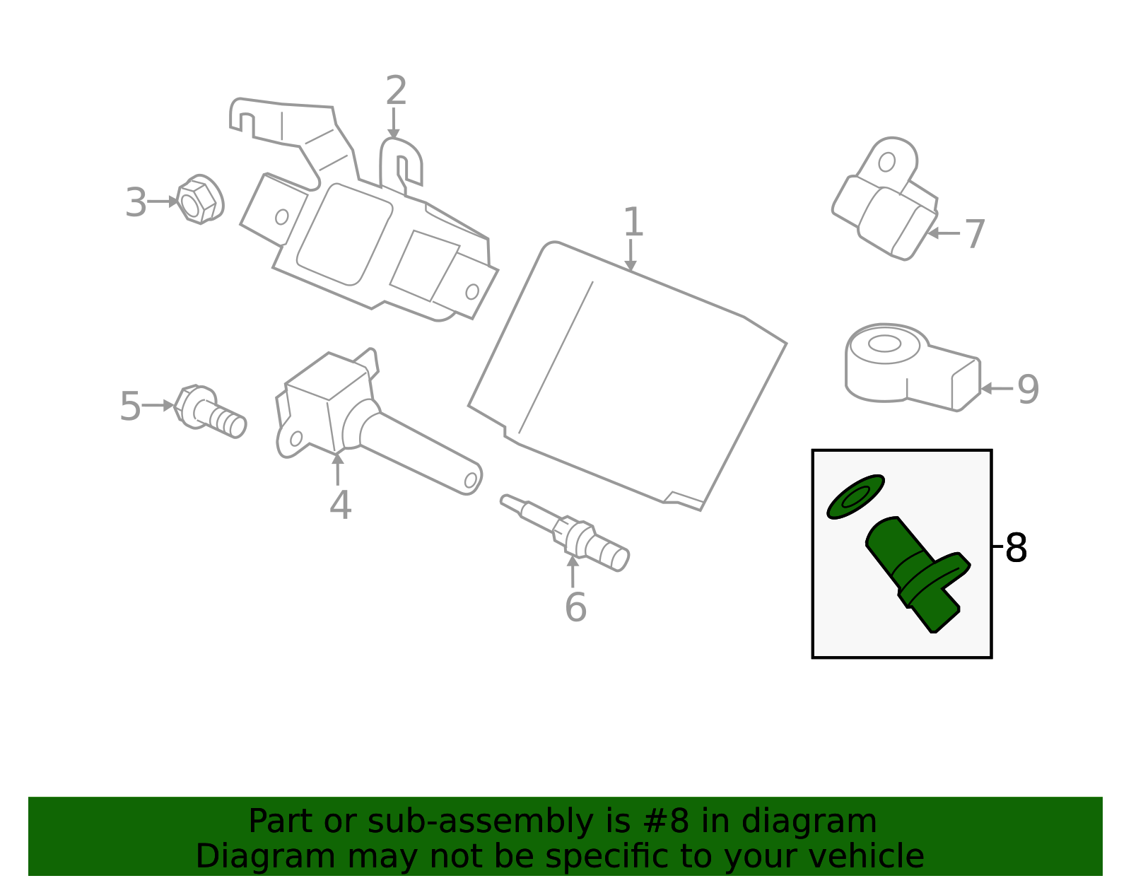 22056AA210 - Engine Camshaft Position Sensor 2008-2025 Subaru | Devil ...