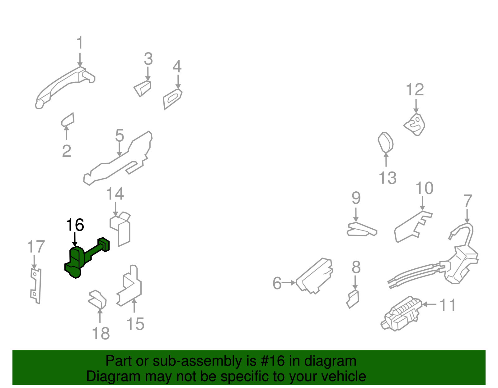 79480-3N000 - 2011-2016 Hyundai Equus - Door Check | Hyundai Parts Express