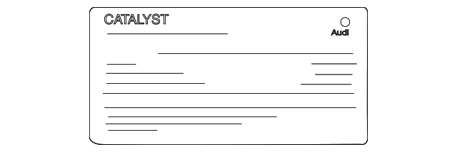 80A-010-504-D - Emission Label 2023 Audi | Audi OEM Parts Guy