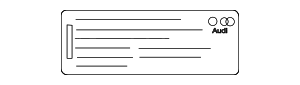 2007-2025 Audi Info Label 077-010-542-A | Audi USA Parts