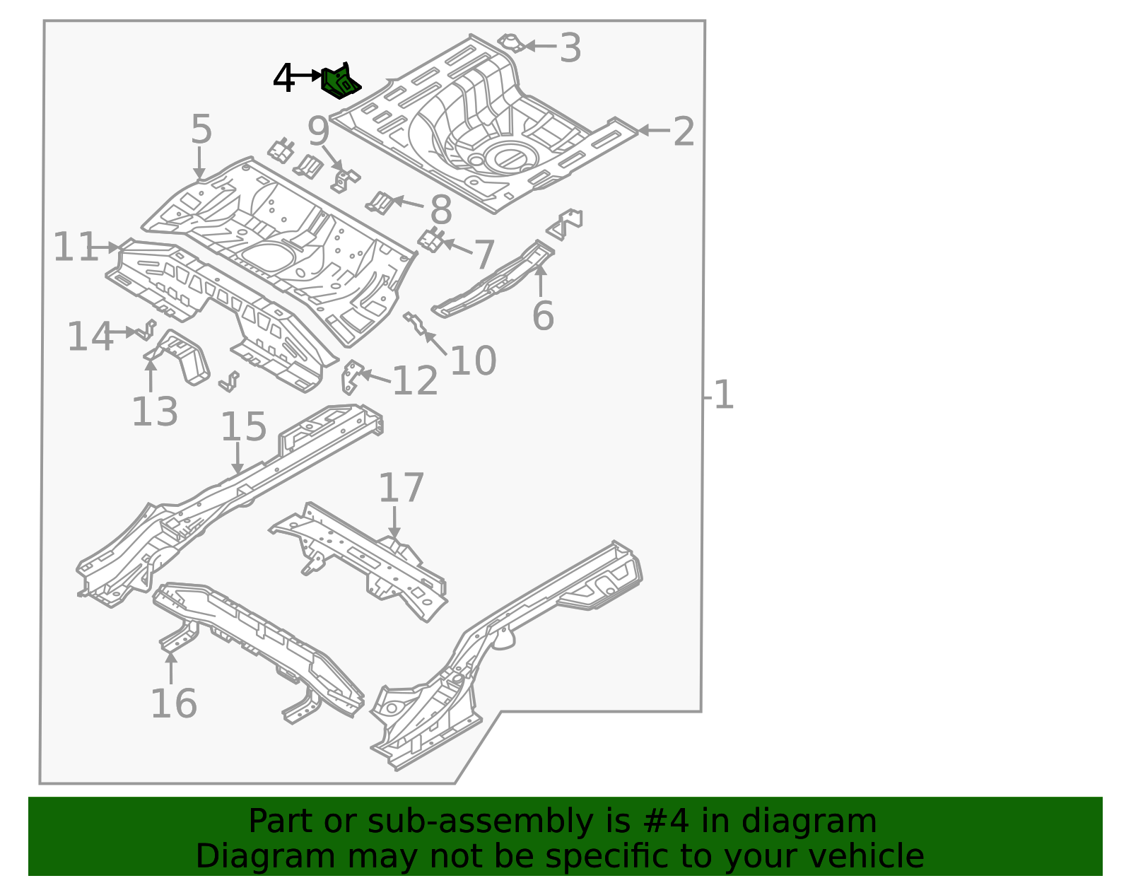 2021-2025 Hyundai Side Reinforced 65556-AA020 | MotorMotor