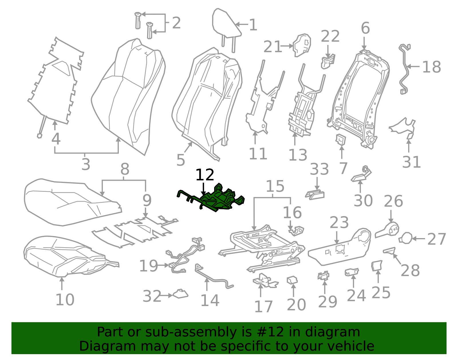 2018-2022 Toyota C-HR 2018-2022 Toyota C-HR - Support Spring 71051 ...