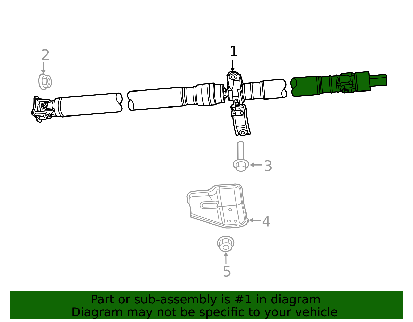 2007-2017 Mopar Drive Shaft 05273310AB | Mopar Parts Canada