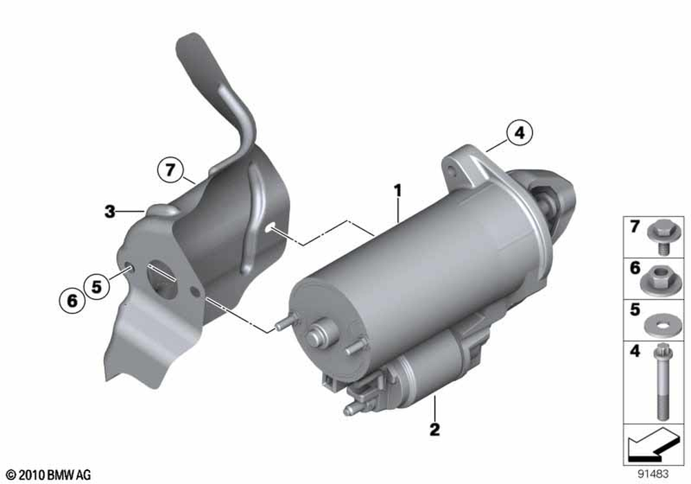12417526238 - BMW Solenoid Switch Retail Performance Auto Parts