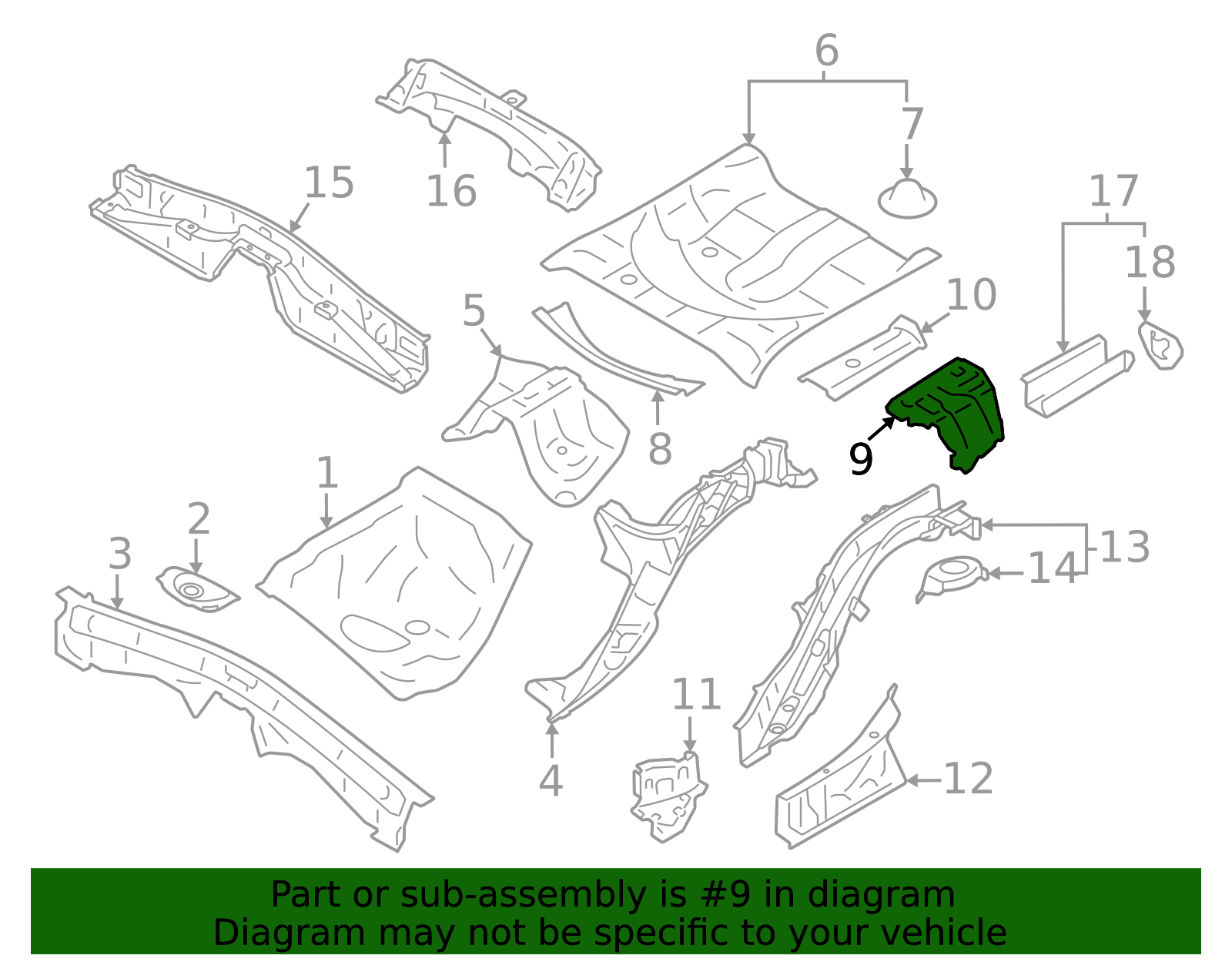 2013-2025 Toyota Floor Filler SU003-01323 | MotorMotor