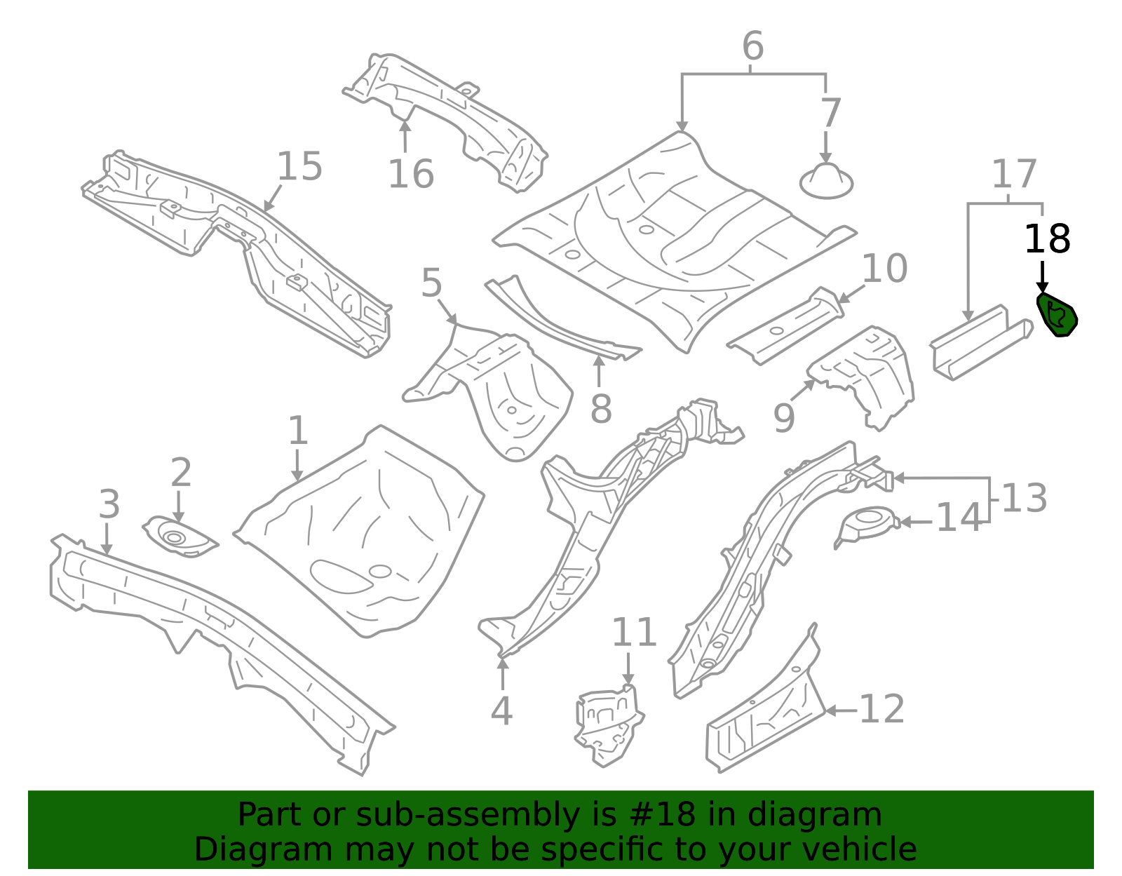 SU003-04256 - High-Quality Rail End Bracket for 2013-2025 Toyota ...
