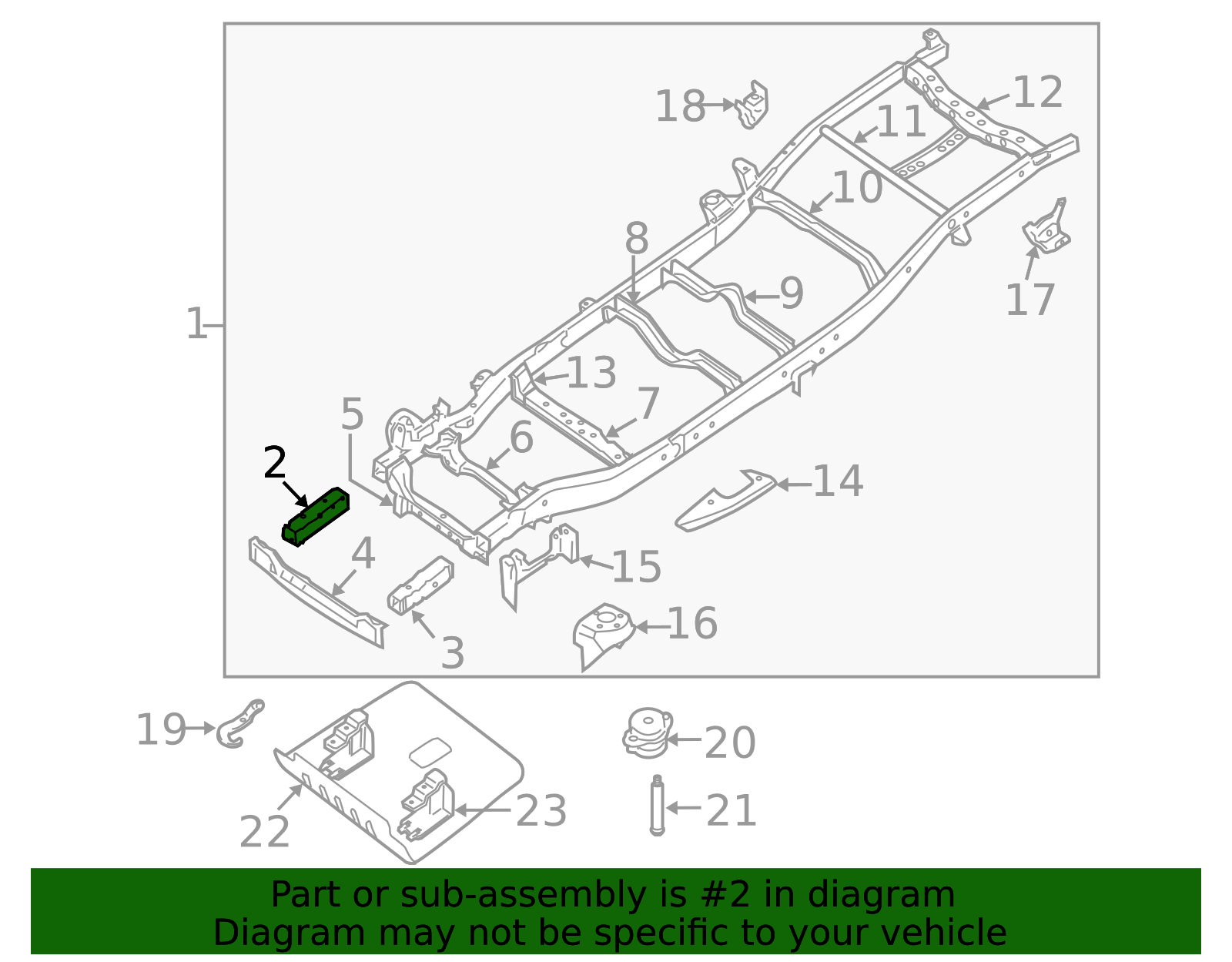 2007 Nissan TITAN Rail End 50170-7S200 | QuirkParts