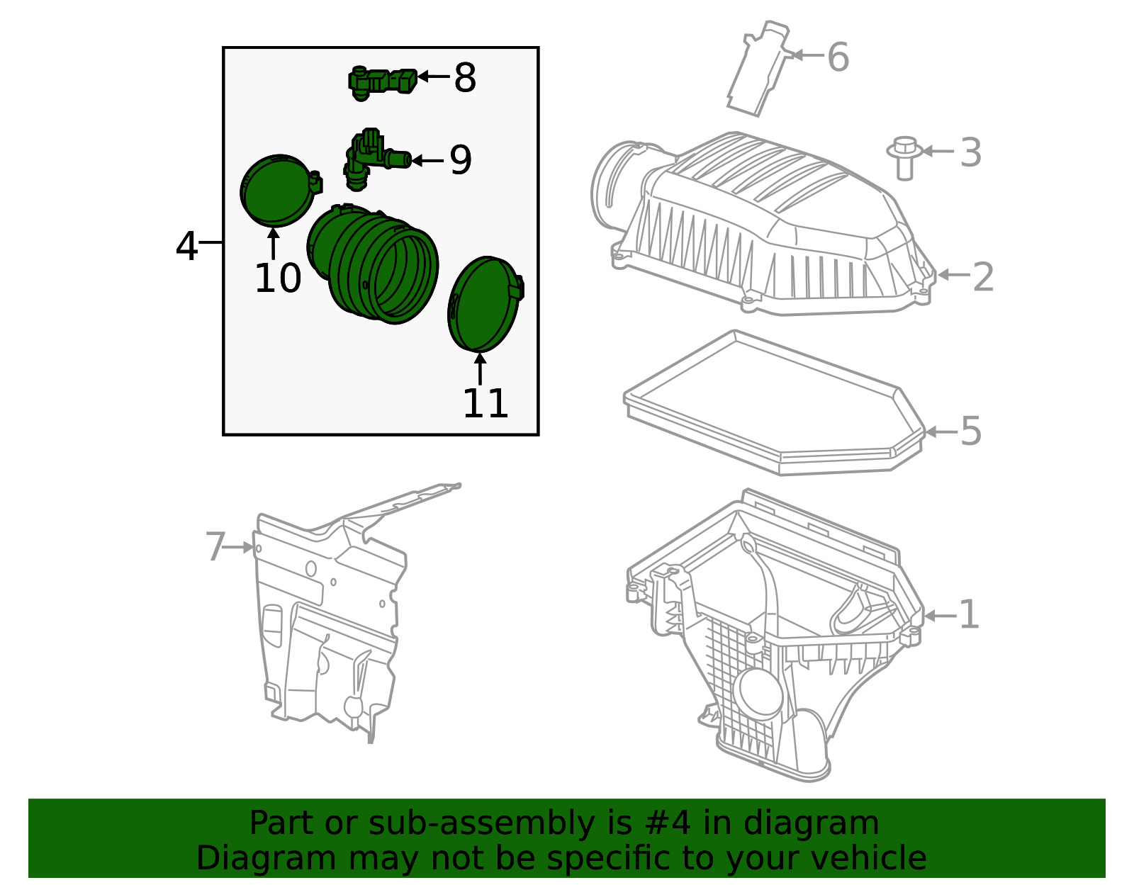 2015-2018 Dodge Air Duct 05038817AA | Mopar Parts Canada