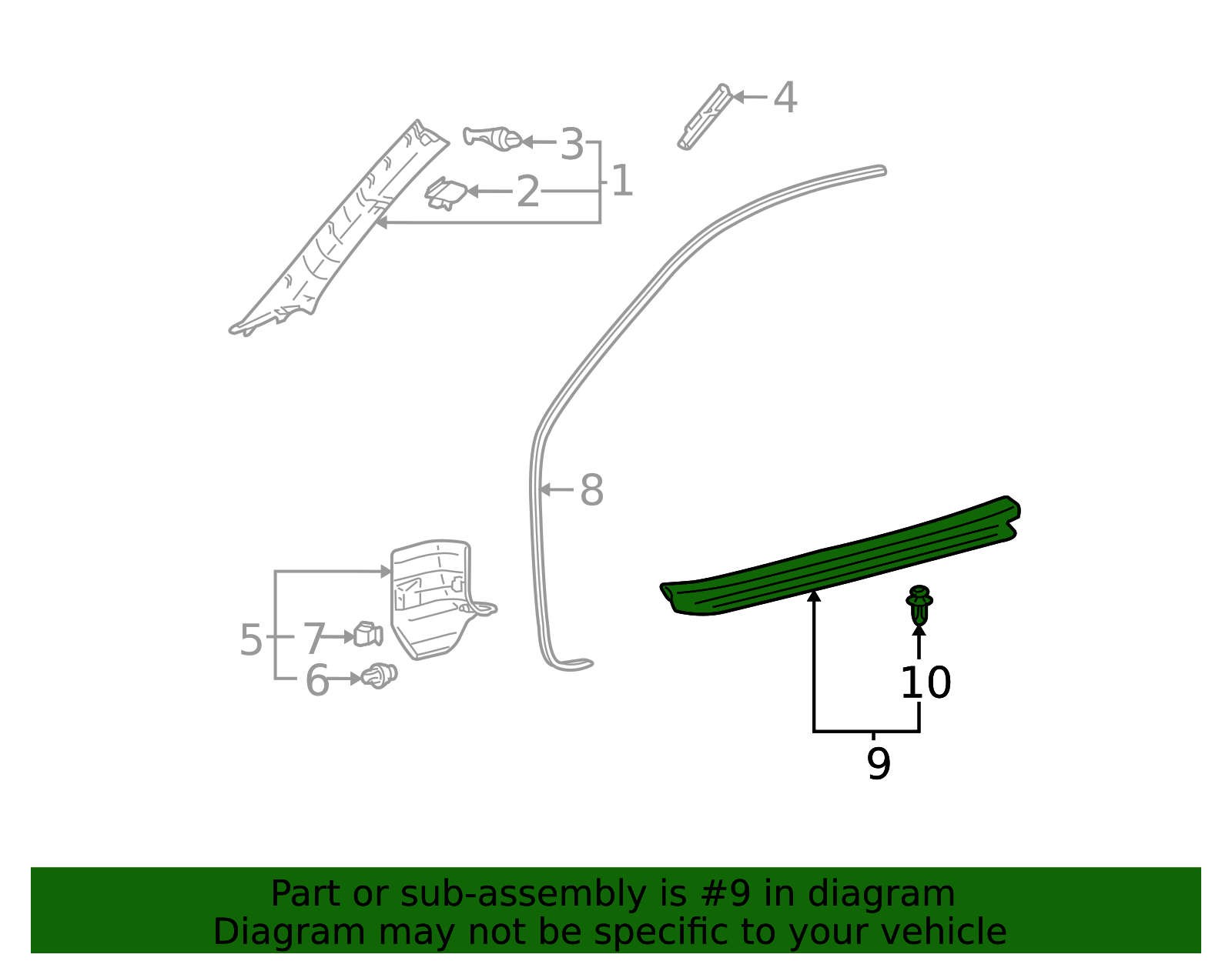 Door Sill Plate 67914-AA040-B0 - Genuine Toyota Protection | AutoNation ...
