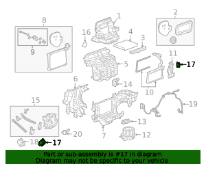 2019-2023 GM Heating and Air Conditioning Panel Mode Door Actuator 84152566 GM | GMPartsDirect.com