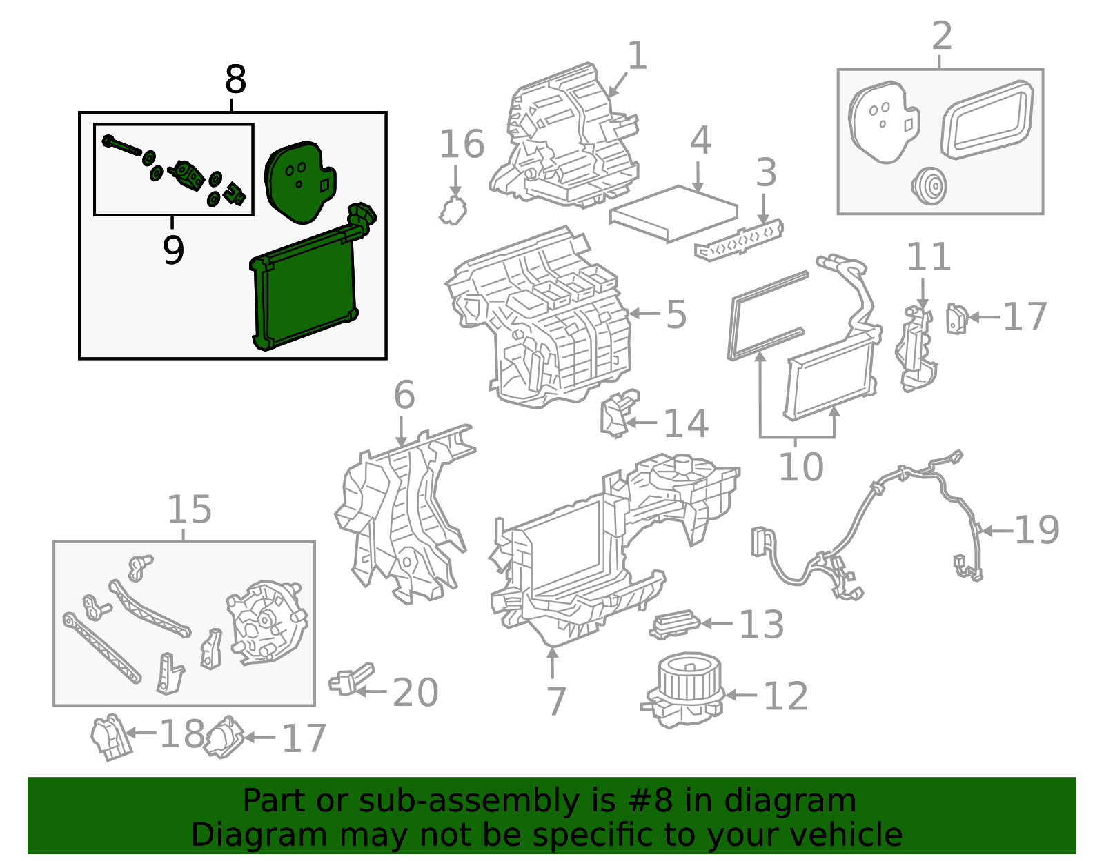 2019-2025 GM Evaporator Core 87848946 | Capital Chevy Parts