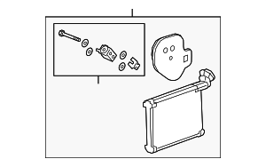 87848946 - 2019-2025 Chevrolet - Air Conditioning Evaporator Kit ...