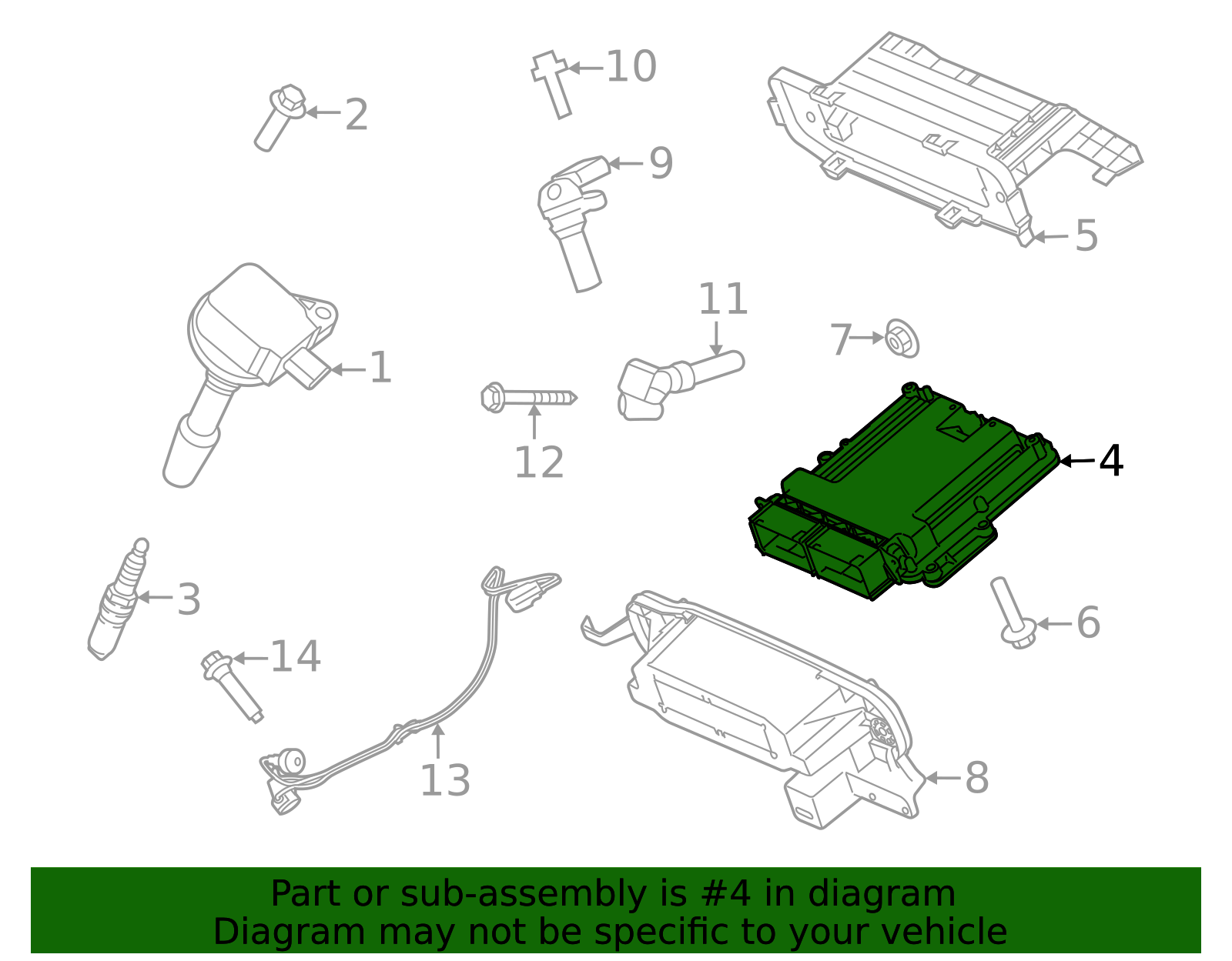 2021-2023 Ford | Engine Control Module (ECM) | ML3Z-12A650-GXB | Walls ...