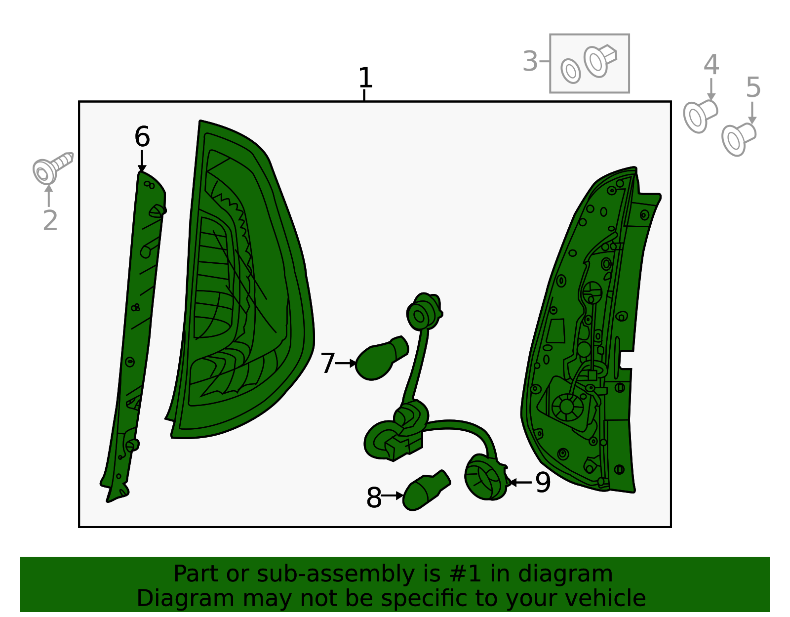 92401-B2110 - Tail Lamp Assembly 2014-2019 Kia Soul | Kia.Parts Store