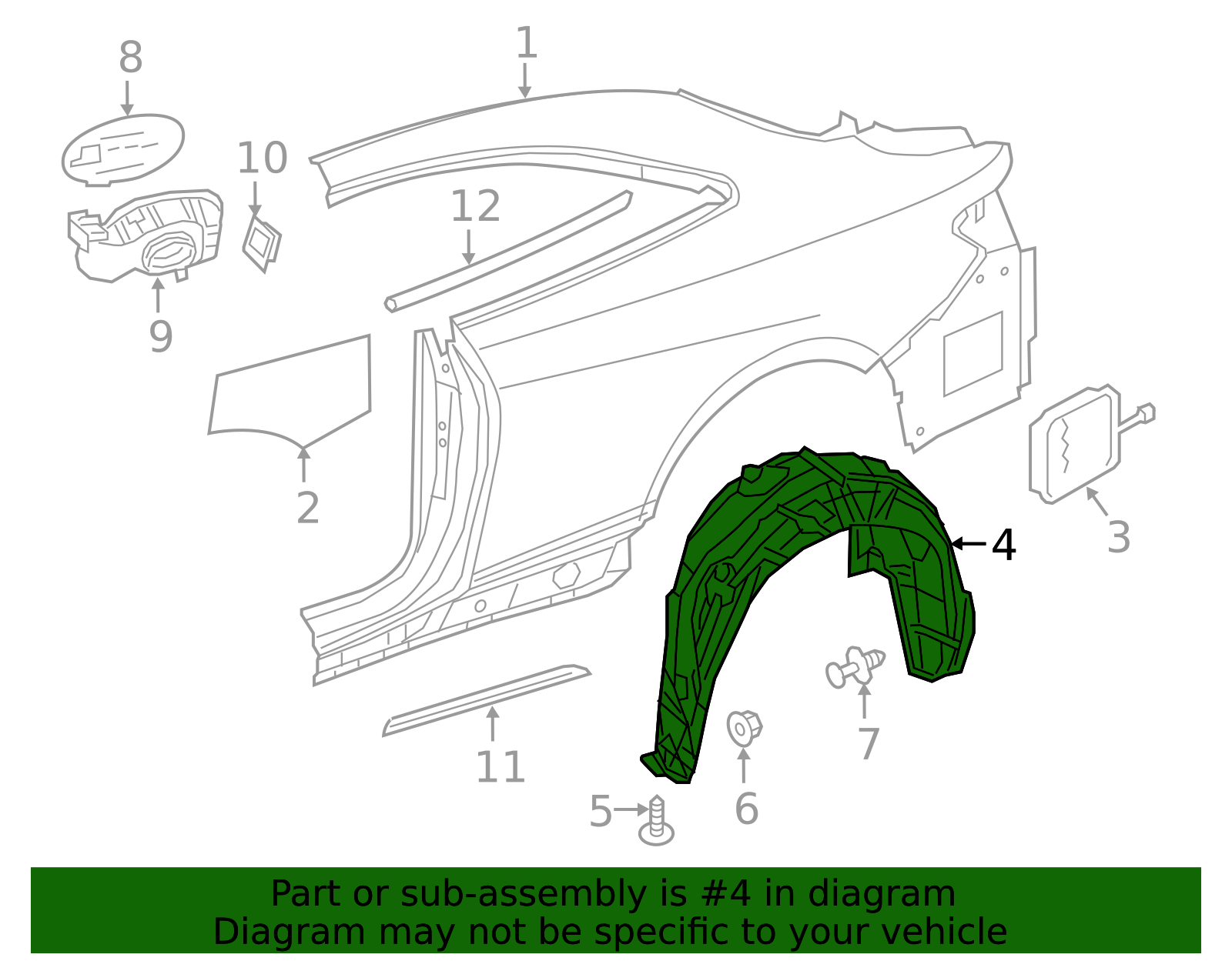 217-690-02-30 - Wheelhouse Liner 2015-2021 Mercedes-Benz | Mercedes ...