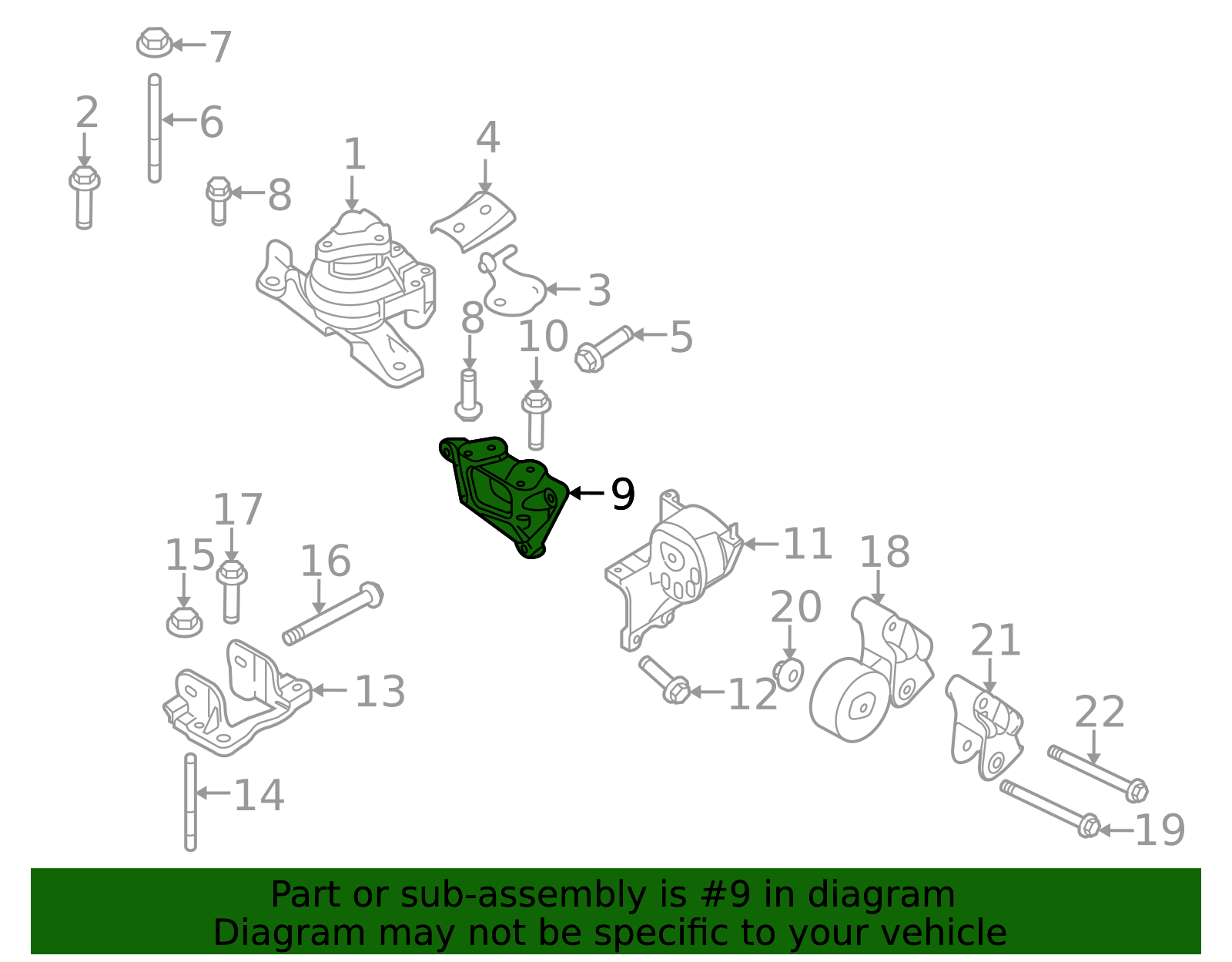 2007-2019 Ford Genuine Ford NEW 07-19 Lincoln Mercury Taurus Engine ...