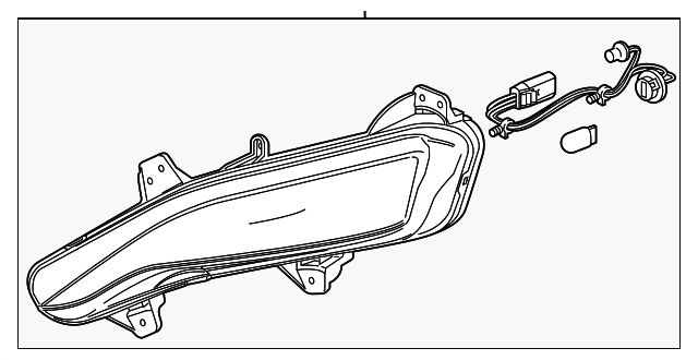 2019-2025 Chevrolet Malibu Driver Side Daytime Running Lamp 84843549 GM ...