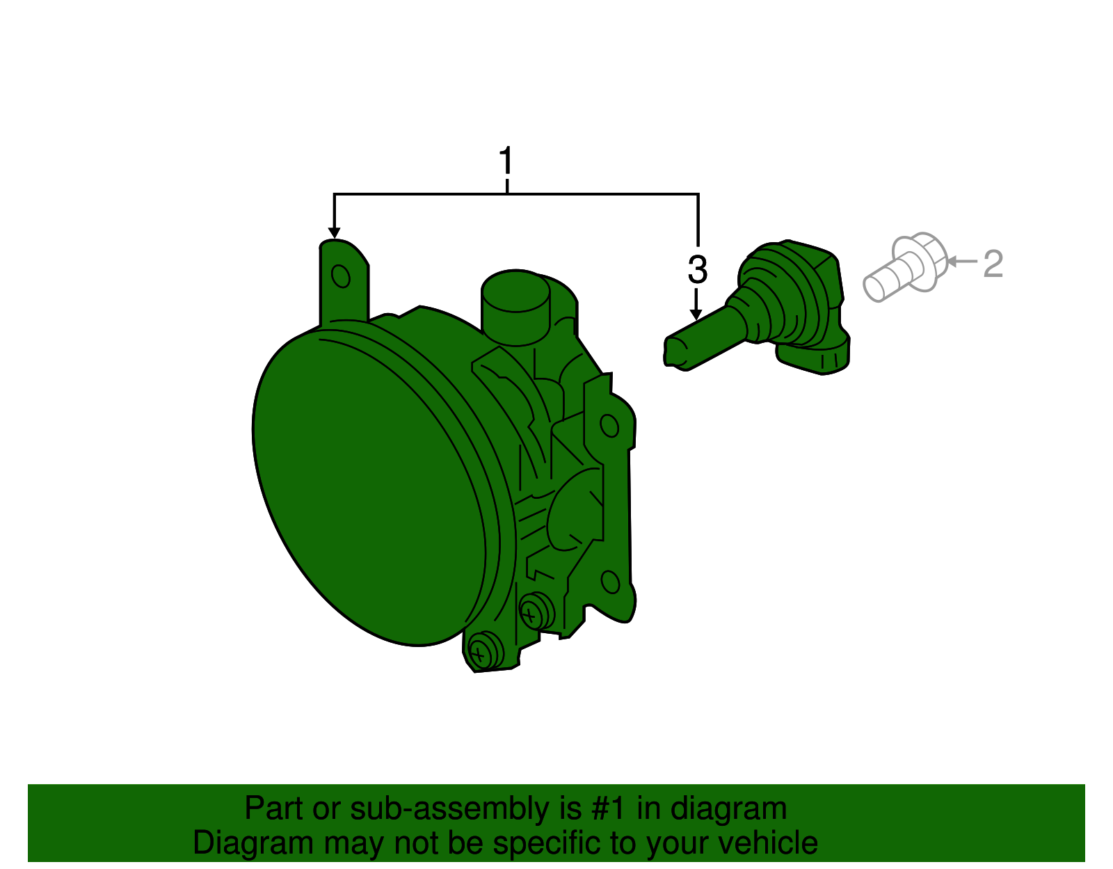 8321A545 - Fog Lamp Assembly 2014-2020 Mitsubishi | Mitsubishi Direct Parts
