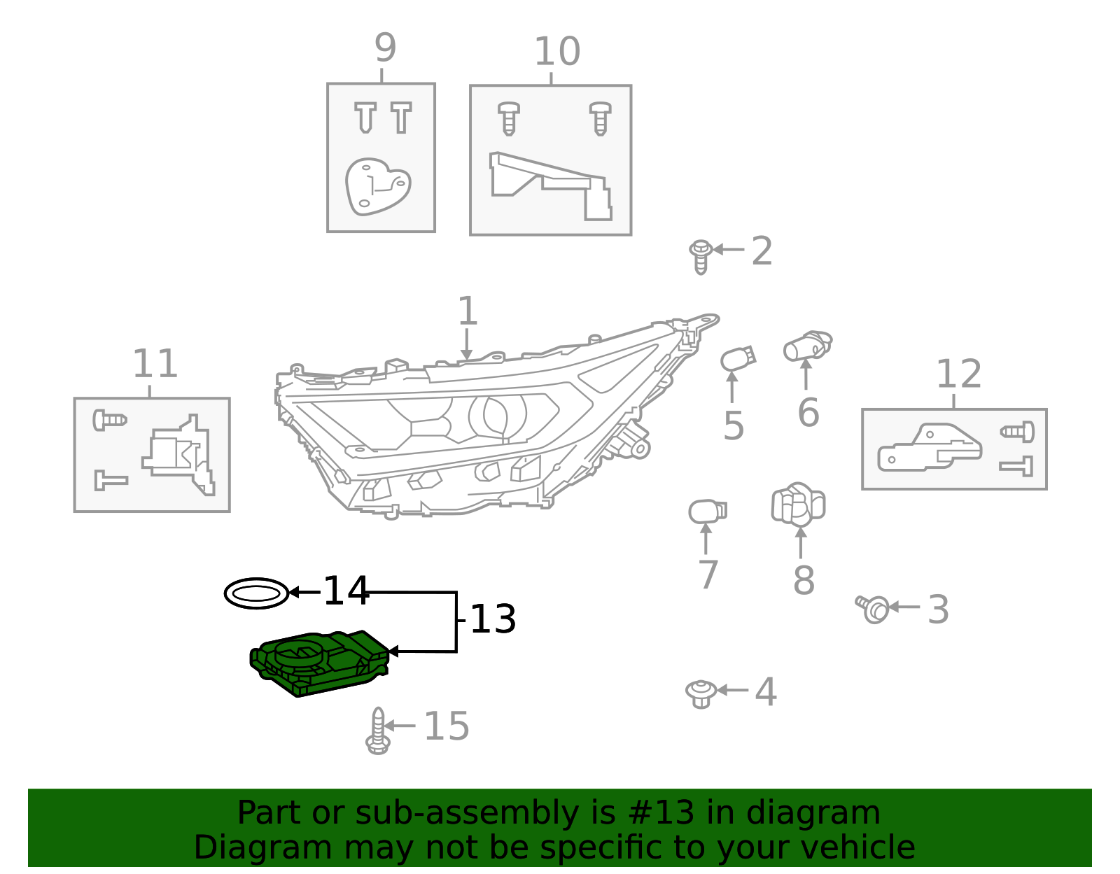2021 Toyota RAV4 Prime Headlight Control Module 81016-42B20 | OEM Parts ...