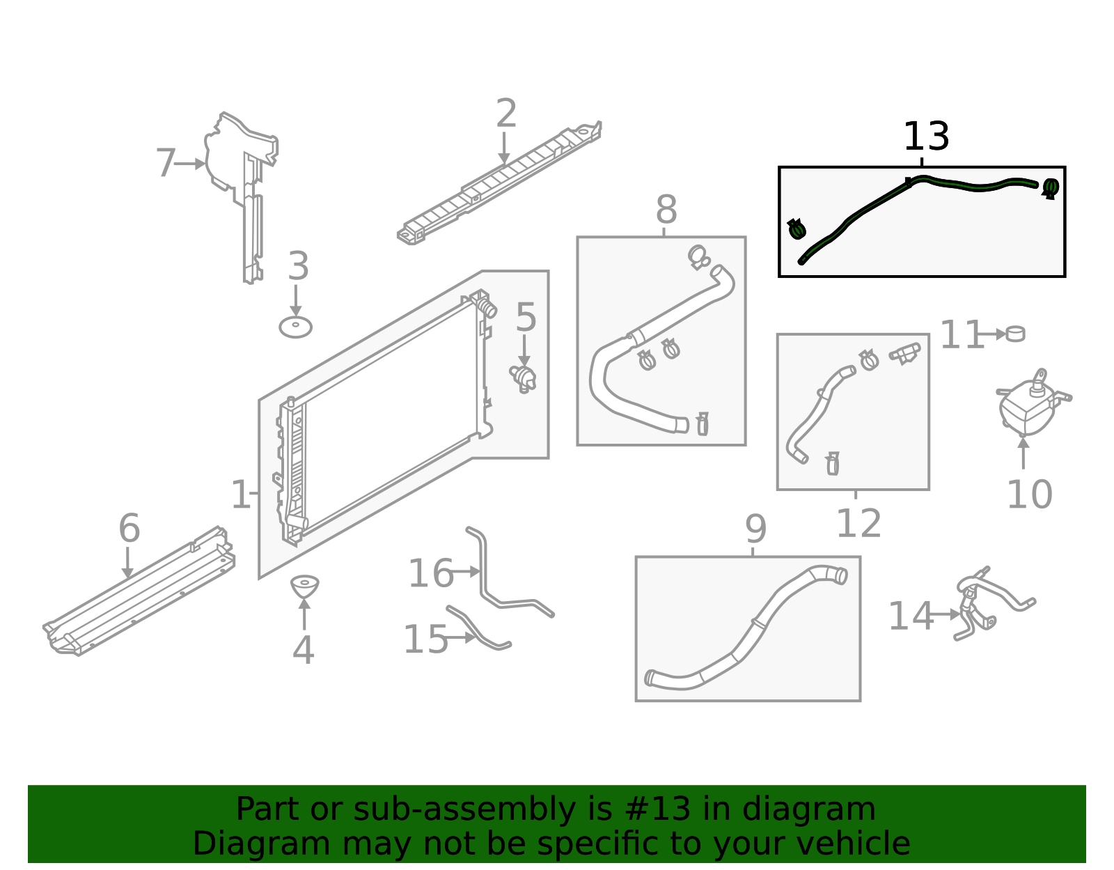 21741-6RA0B - Overflow Hose 2021 Nissan Rogue | Official Nissan Parts Store