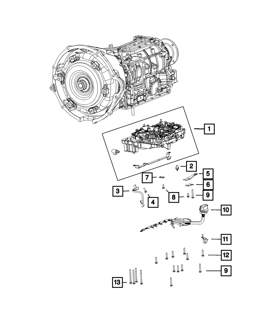 2013-2024 Ram 3500 Transmission Wiring 68224246AB | Miracle Mopar