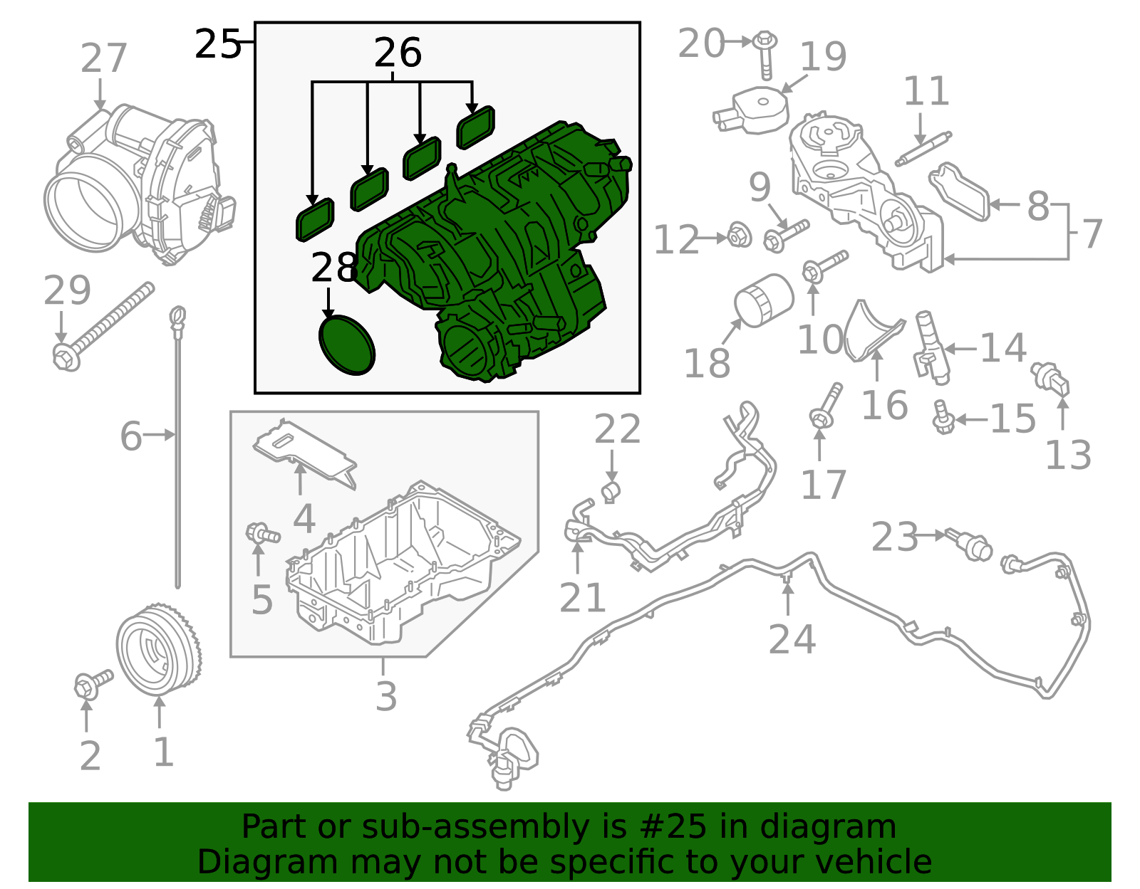 KB3Z-9424-B - 2022-2024 Ford - Intake Manifold | Dealer Auto Parts