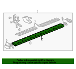 2014-2019 GM Running Board Step 84106506 | GM Parts Center