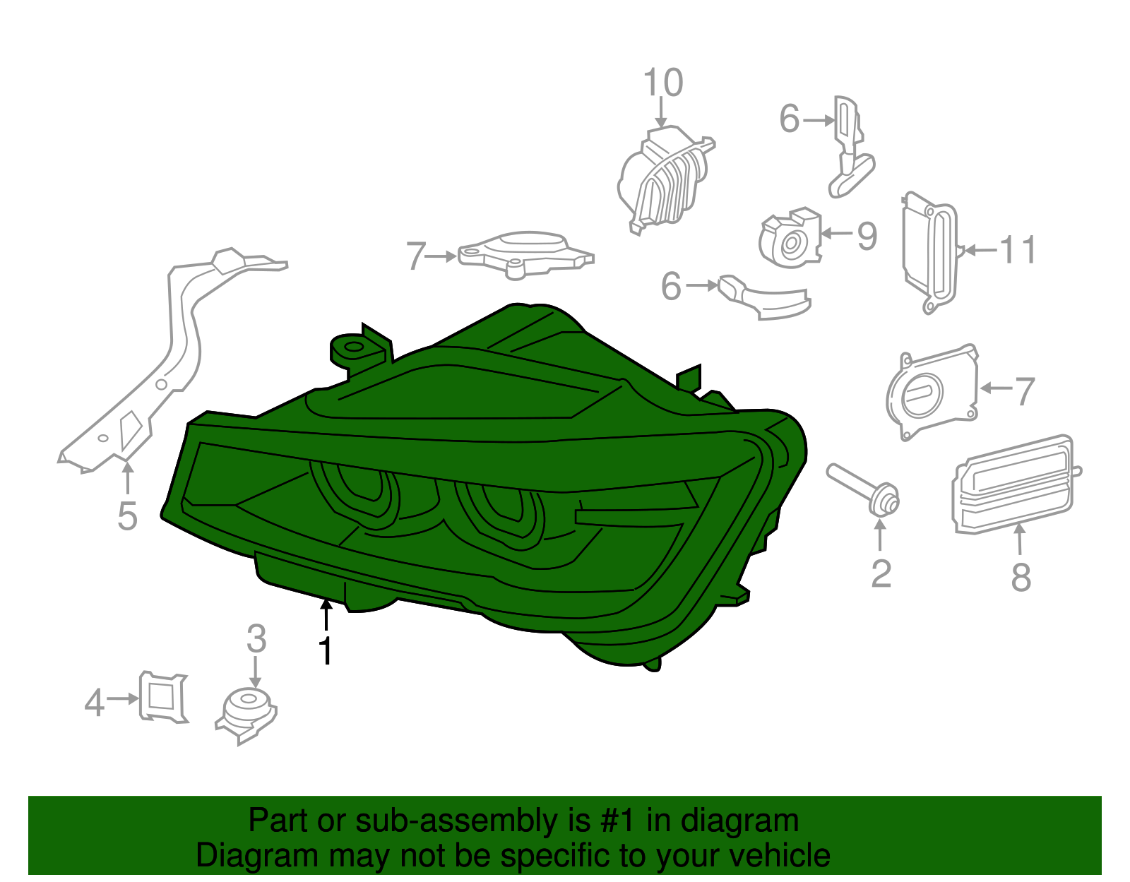 63-11-7-401-147 - Composite Headlamp 2015-2018 BMW | BMWPartsDirect.com