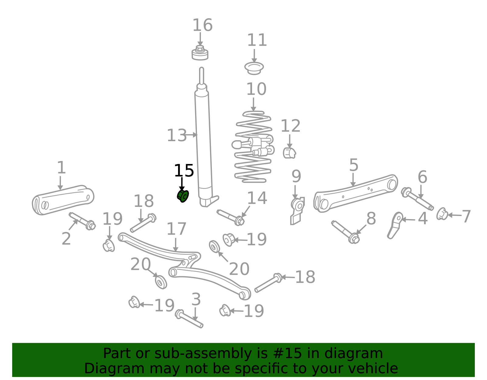 2003-2025 Ford Stabilizer Link Nut -W520214-S440 | TascaParts.com