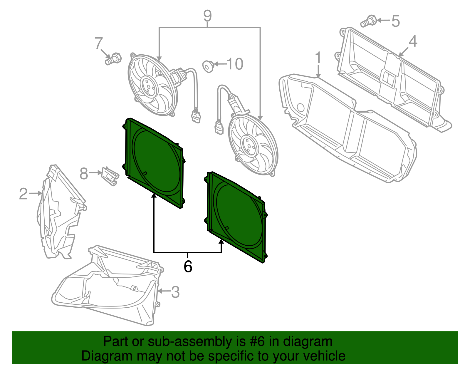 420-121-197-B - Shroud 2012-2015 Audi R8 | Audi OEM Parts Guy